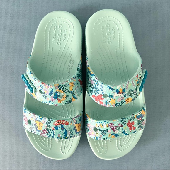 CROCS | Shoes | Crocs Classic Disney X Vera Bradley The Little Mermaid ...